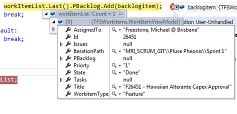 Tfs Getting Object Reference Not Set To An Instance Of An Object C