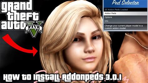 How To Install AddonPeds 3 0 1 August 2023 GTA 5 MODS YouTube