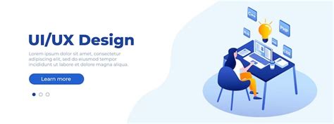 Premium Vector Uiux Design Concept Banner Vector Isometric Illustration Ui Concept For Your