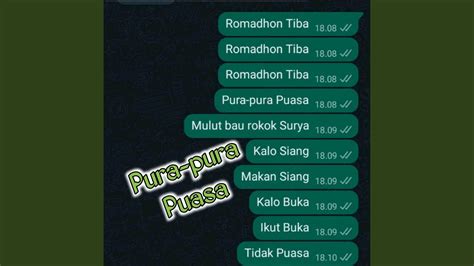 Pura Pura Puasa Mulut Bau Rokok Surya Kalo Siang Makan Siang Kalo