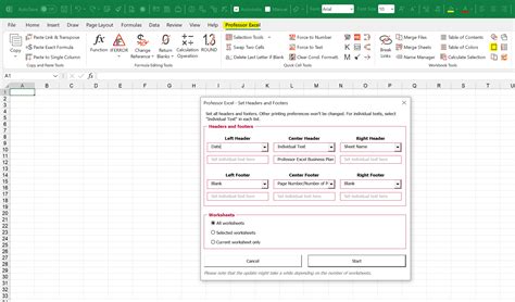 How To Set Headers And Footers When Printing Two Methods