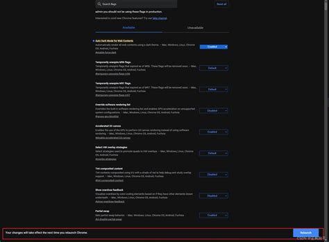 Chrome设置为深色模式（包括整个网页）chrome Enable Force Dark Csdn博客