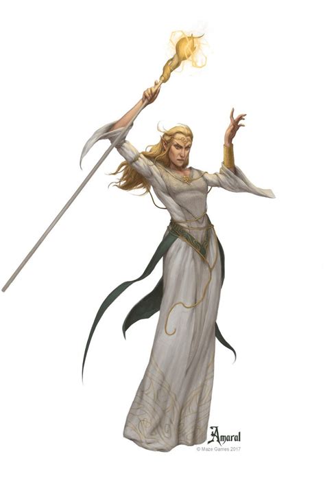 Artstation Elf Maiden Carlos Amaral Character Art Concept Art
