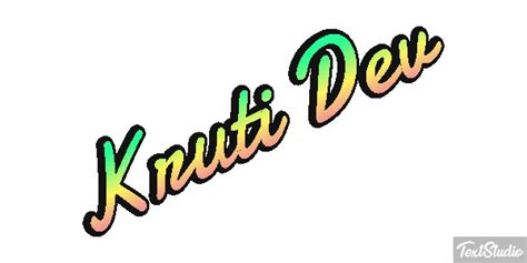 Kruti Dev Font Animated  Logo Designs