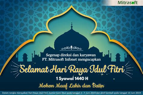 Poster Selamat Hari Raya Idul Fitri 25 Poster Gambar Ucapan Selamat