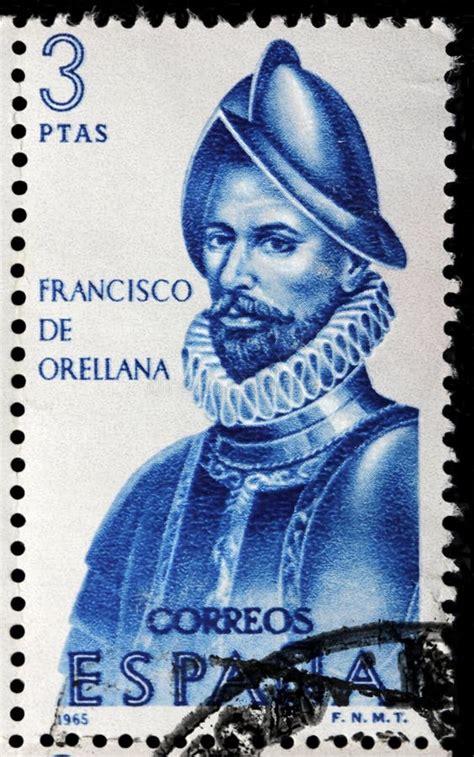 Sello De Francisco De Orellana Imagen De Archivo Editorial Imagen De