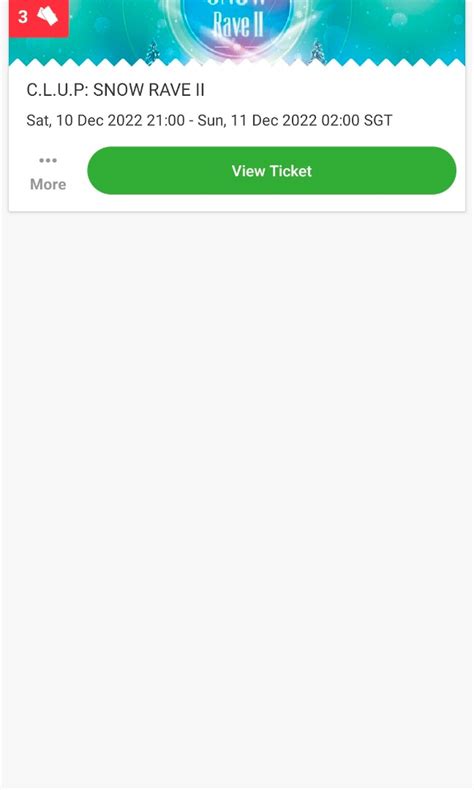 Snow Rave 2 Tickets And Vouchers Event Tickets On Carousell
