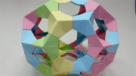 How To Make A 3d Hexagon Part 2 Origami Youtube