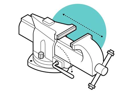 Bench Vise Bench Vise Technical Drawing Designs To Draw