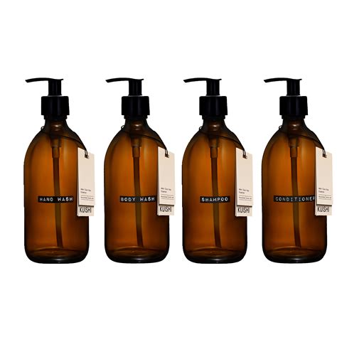 Refillable Glass Shampoo Bottles At Dorla Walker Blog