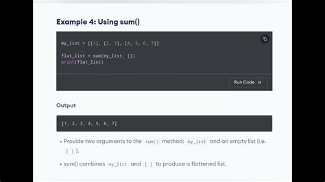 Python Program To Flatten A Nested List Youtube