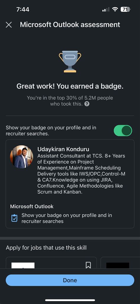 Udaykiran Konduru On Linkedin Linkedinskillassessment Microsoftoutlook