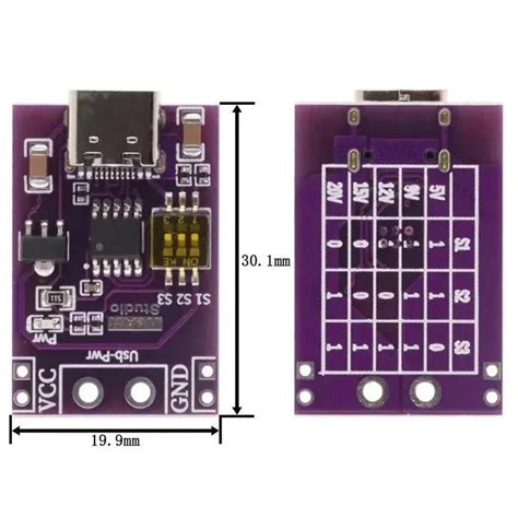 Usb C Pd Decoy Module Quick Charge Trigger Module Dc Digital Display