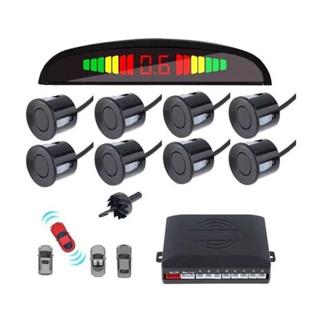 Auto Parking System With Alarm Sensor LED Display Voice Alarm