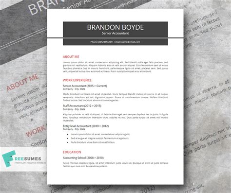 Free Resume Templates For Google Docs Download Now Freesumes