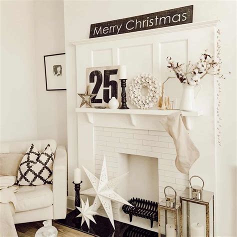 Festive White Brick Faux Fireplace Soul And Lane
