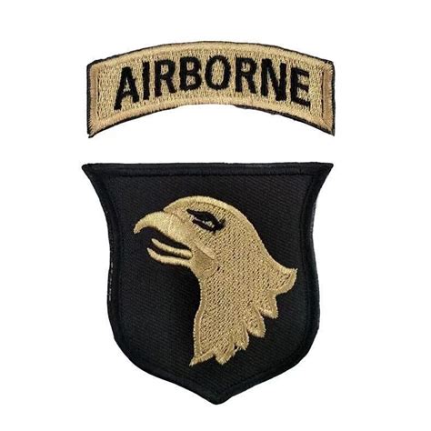 101st Airborne New Ocp Patch And Airborne Tab Sewn Together Whook