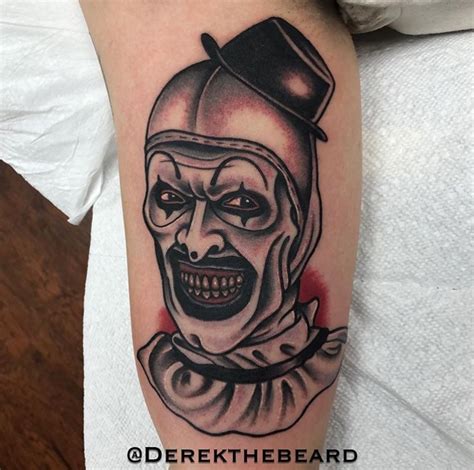 Terrifying Art The Clown Tattoos The Tattooed Archivist