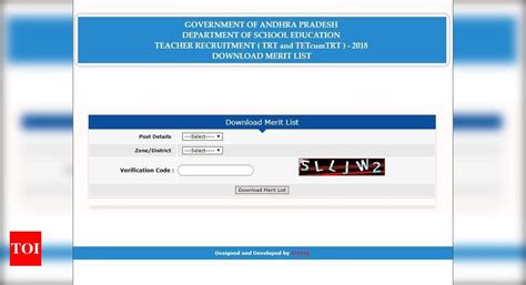 AP DSC Results 2019 For SGT Declared Apdsc Apcfss In Here S Link To Download Merit List