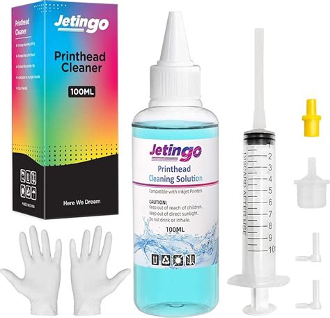 Jetingo ml Kit de Nettoyage des têtes d impression imprimante Nettoyage de tête d imprimante