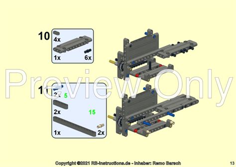 Lego Moc Square Baler For Claas Xerion 5000 Fastrac Or Other Tractors