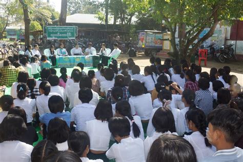 ဖြူးမြို့နယ် အမှတ် ၃ အခြေခံပညာအထက်တန်းကျောင်း၌ ဗလငါးတန်ဖွံ့ဖြိုးရေး လူငယ်စကားဝိုင်း ပြုလုပ