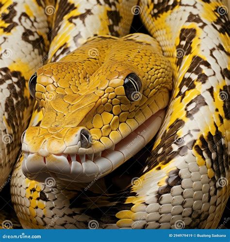 Reticulated Python Illustration Stock Photo CartoonDealer Com