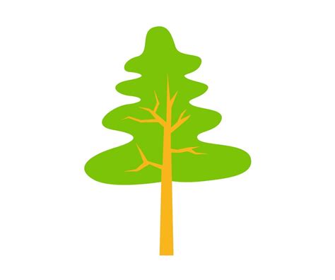 Vector Design Green Tree Shape Icon 8353618 Vector Art At Vecteezy