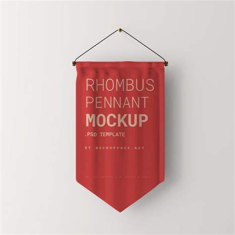 Free Rhombus Pennant Mockup Css Author
