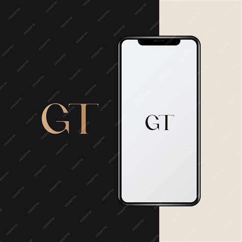 Premium Vector | Gt logo design vector image