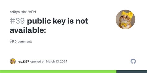 Public Key Is Not Available Issue 39 Aditya Shri VPN GitHub