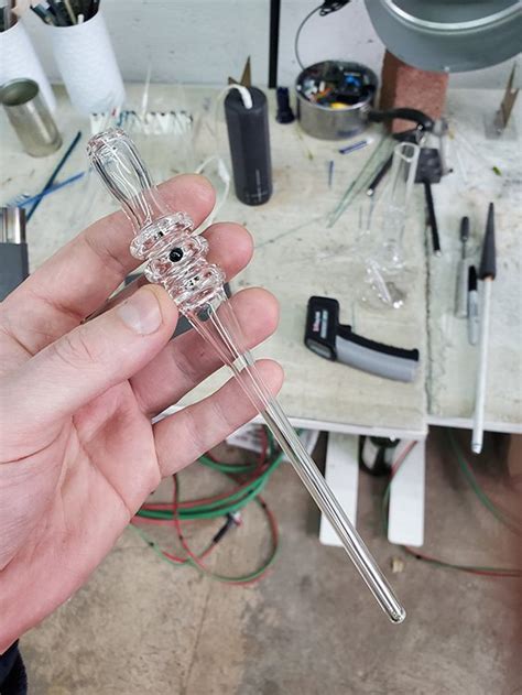 Hand Blown Glass Dab Straw — The Fusing Shop