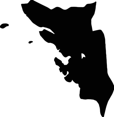 Samar Philippines Silhouette Map 37801244 Vector Art At Vecteezy