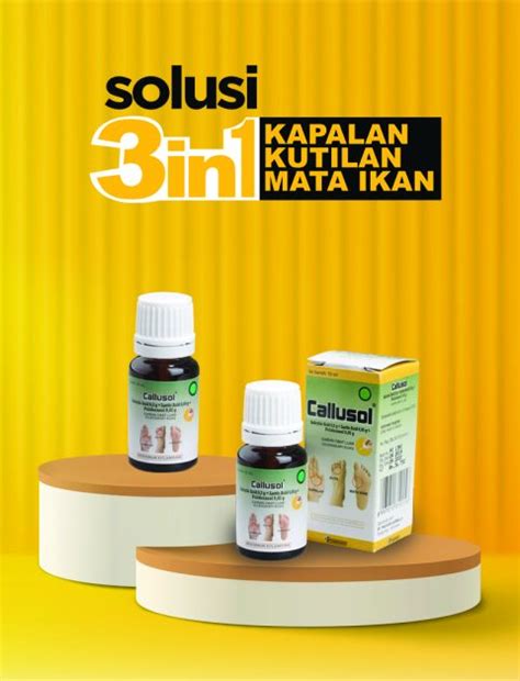 Callusol Obat Kutil Obat Mata Ikan Obat Kapalan
