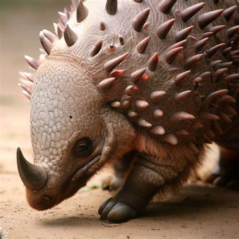 Echidnaindian Rhinoceros Hybrid By Saulalbertez On Deviantart