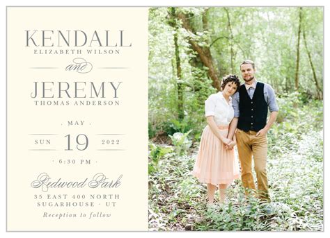 Classic Elegance Wedding Invitations By Basic Invite