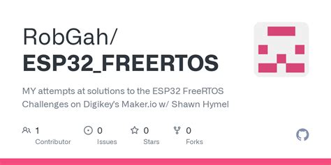 Github Robgahesp32freertos My Attempts At Solutions To The Esp32 Freertos Challenges On