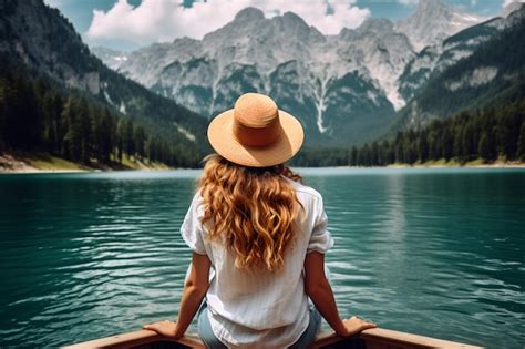 Premium Ai Image Summer Travel Girl Adventure Embarking On Thrilling