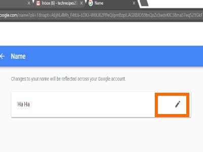 How To Change Your Gmail Name