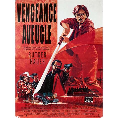 Blind Fury French Movie Poster 15x21 In 1989