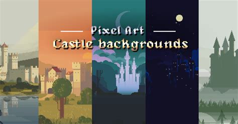 Pixel Art Castle Backgrounds 2d Environments Unity Asset Store