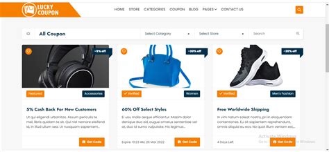 luckycoupon laravel coupon cms by websolutionus codecanyon