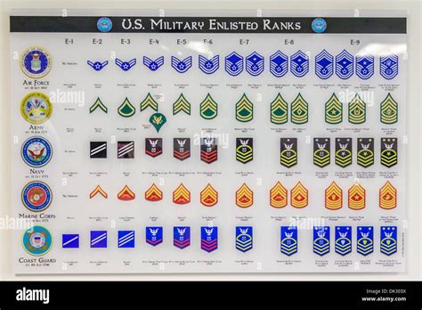 Printable Military Rank Chart