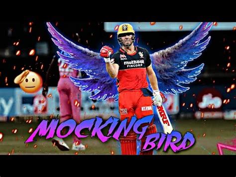 Ab De Villiers Ft Mocking Bird Attitude Status Edit Abd Mr Tmp Abd Youtube