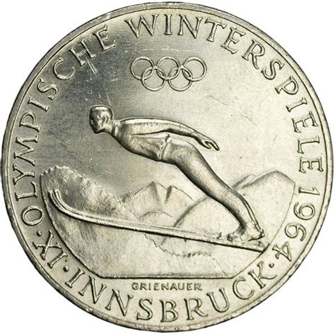 Austria 50 Szylingów 1964 IX Zimowe Igrzyska Olimpijskie Innsbruck