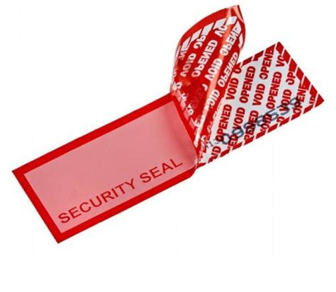 White Polyester Custom Security Void Labels Packaging Type Roll At Rs