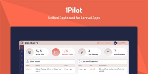 1pilot Unified Dashboard For Laravel Apps Made With Laravel