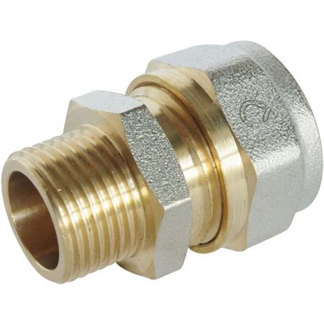 Raccord droit à compression multicouche SOMATHERM FOR YOU M12 17 Ø 16