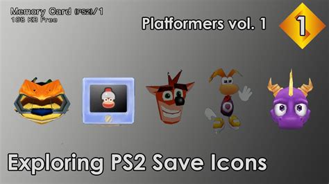 Exploring Ps2 Save Icons 1 Platformer Edition Youtube