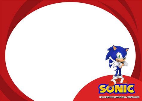 Sonic Template Printable Printable World Holiday